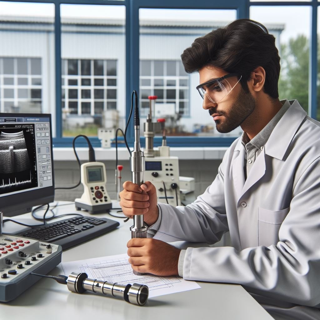 CleanControlling: Materials testing: Quality testing of metal bar material